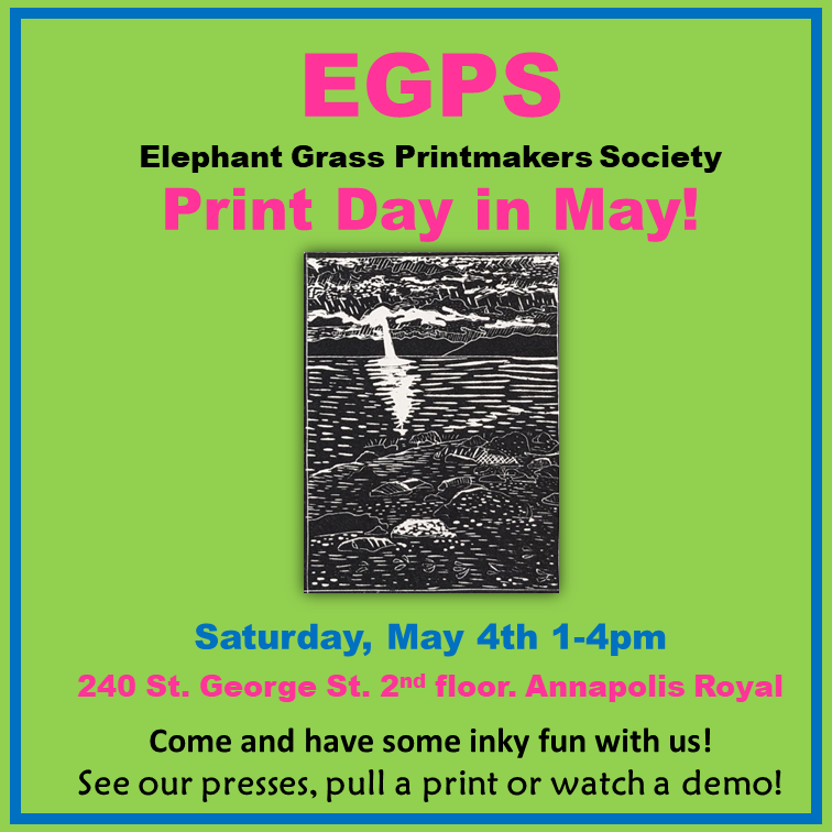 Worldwide Print Day in May Celebration! | Elephant Grass Printmakers ...